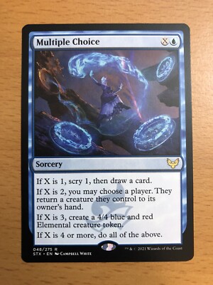 MTG Multiple Choice X1 (NM) Strixhaven Magic the Gathering | eBay