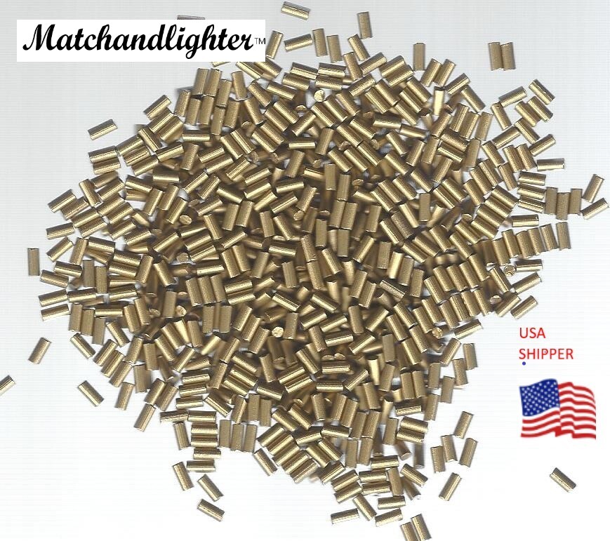 100 Pcs Gold Lighter Flints for Fluid/ Gas Lighters, Replacement Flint ...