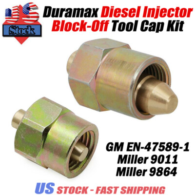 Diesel Fuel Injector Stop-Off Tool / Cap Kit For Duramax Cummins LB7 ...