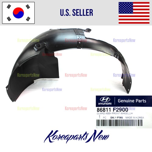 FRONT Fender Liner Left DRIVER ⭐GENUINE⭐ fits Hyundai Elantra Sedan ...