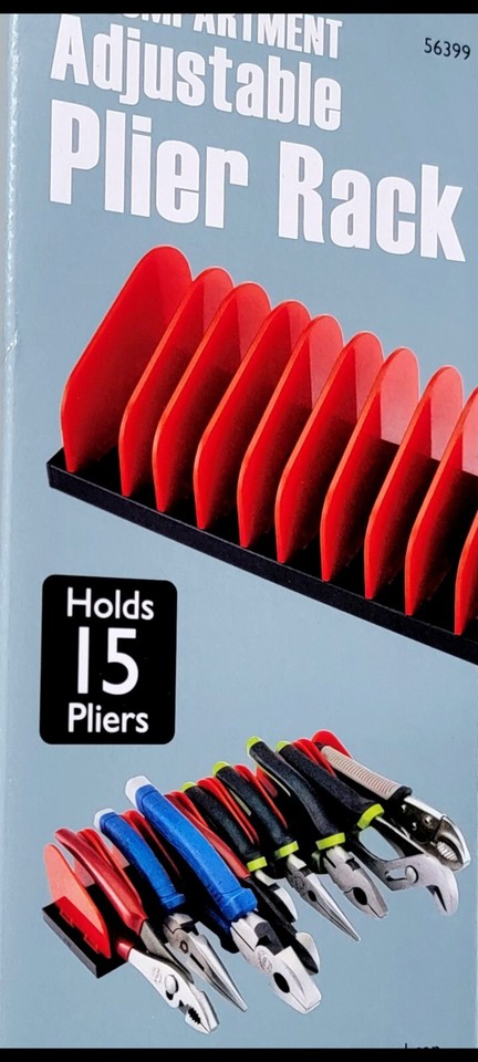 U.S. GENERAL 15 Compartment Adjustable Plier Rack | eBay