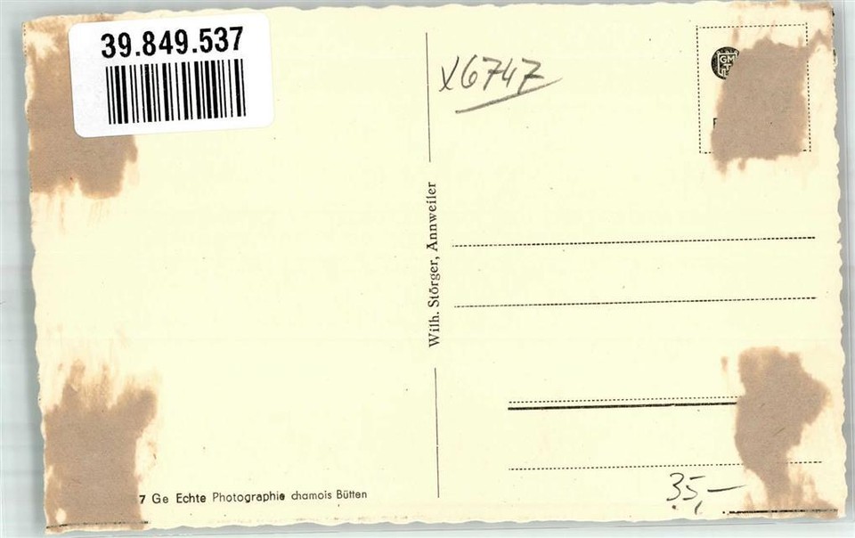 39849537 - 6747 Annweiler Hauptstrasse Litfasssaeule Suedliche ...