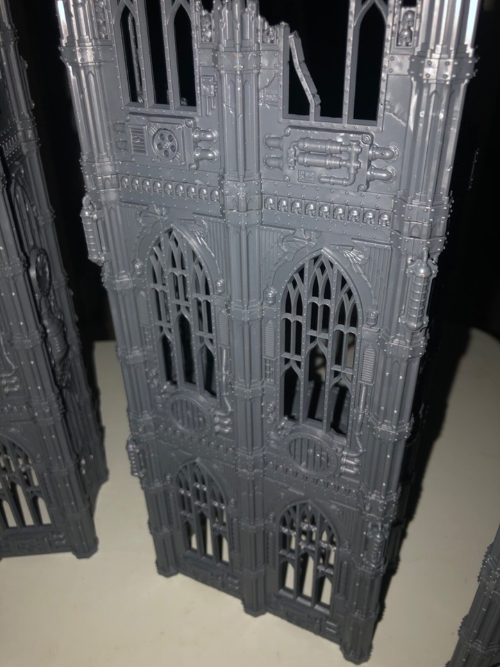 Warhammer 40k Terrain Imperial sector ruins towers | eBay
