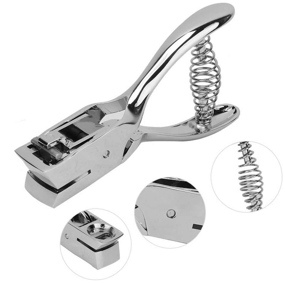 Heavy Duty Hole Slot Puncher For ID Cards Papers Bank Cards Metal ...