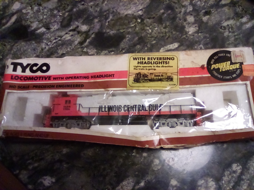 Vintage TYCO Power Torque Locomotive--Illinois Central Gulf 1102 | eBay