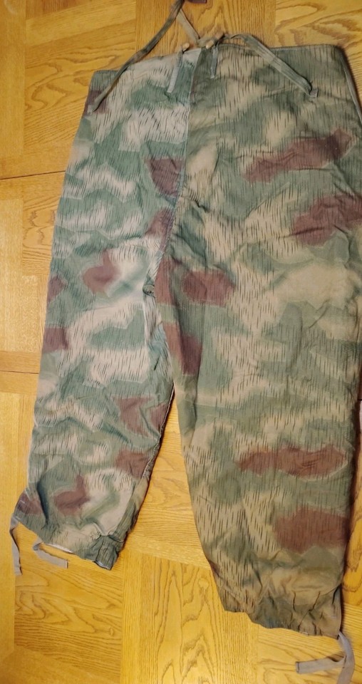 ORIGINAL GERMAN WINTER WWII MARSH CAMO PANTS / TROUSERS | eBay