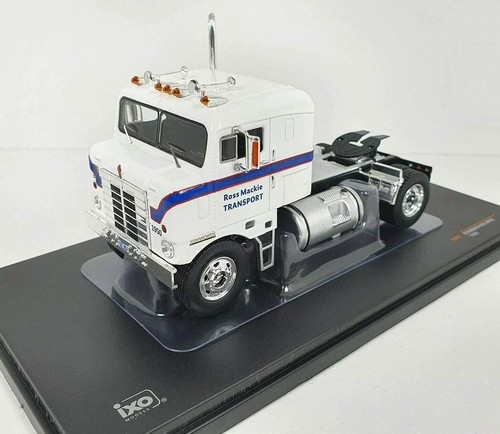 KENWORTH BULLNOSE 1950 WHITE MACKIE TRANSPORT IXO TR063 1:43 US TRUCK ...