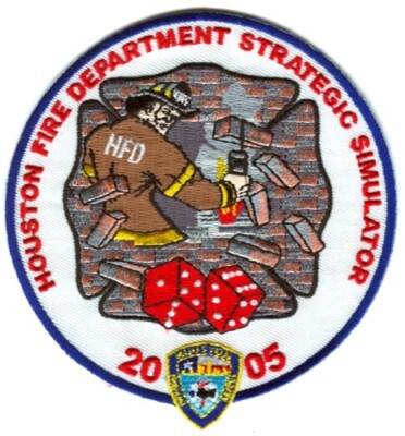 Houston Fire Department Strategic Simulator 2005 Training HFD EMS Patch ...
