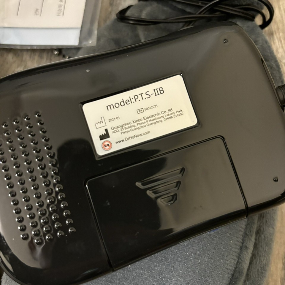 Dr Ho's Neck Pain PRO Neck & Shoulder TENS EMS Therapy w/ Foot Pads | eBay