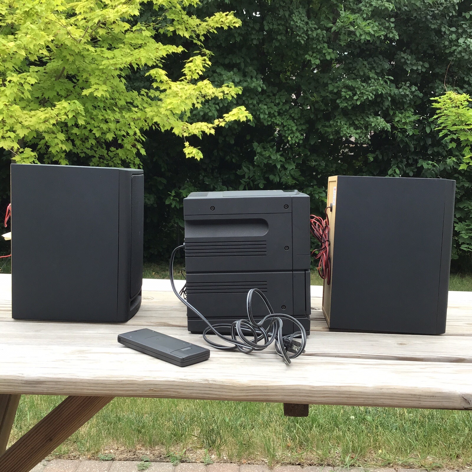 Pioneer Mini Stereo System AM FM Dual Cassette Audio XR-P500 - CD DOES ...