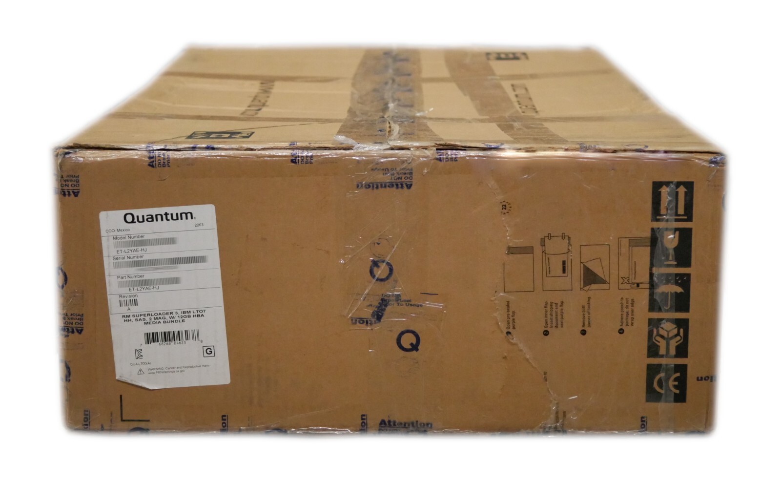 Quantum SuperLoader 3 Model: L700 with LTO-7 Half Height Tape Drive ET ...