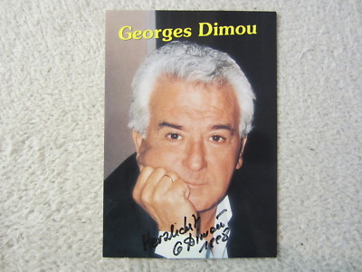 GEORGES DIMOU AUTOGRAMMKARTE MIT ORIG.AUTOGRAMM AUSTRIA | eBay