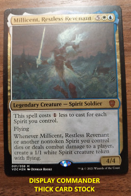 1x Millicent, Restless Revenant *THICK CARD STOCK FOIL* NM Crimson Vow ...