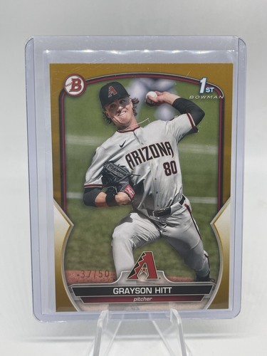 2023 Bowman 1st Draft Paper Grayson Hitt Gold 8/50 | eBay
