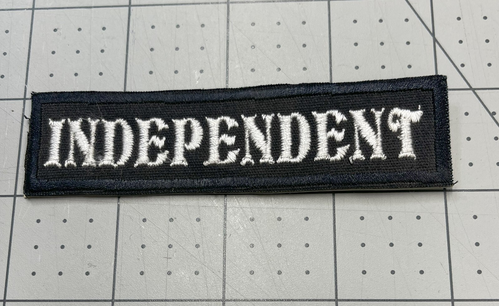 INDEPENDENT 4" x 1" motorcycle patches for vests iron/sew on | eBay
