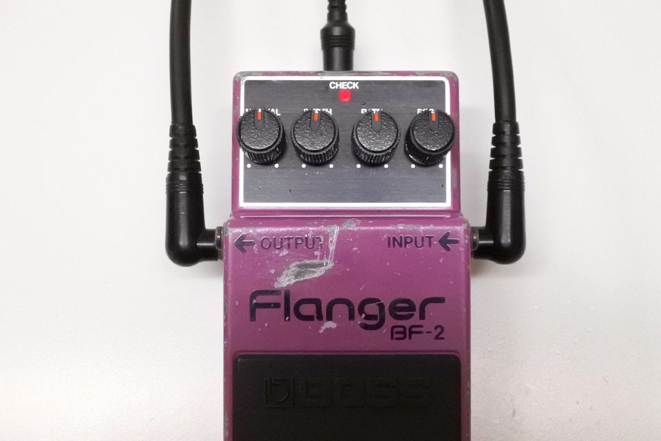 BOSS BF-2 Flanger Guitar Effects Pedal MIJ 1985 #450 DHL Express or EMS ...