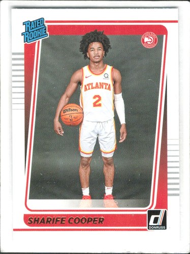 2021-22 Panini Donruss Sharife Cooper RATED ROOKIE RC #208 Hawks | eBay