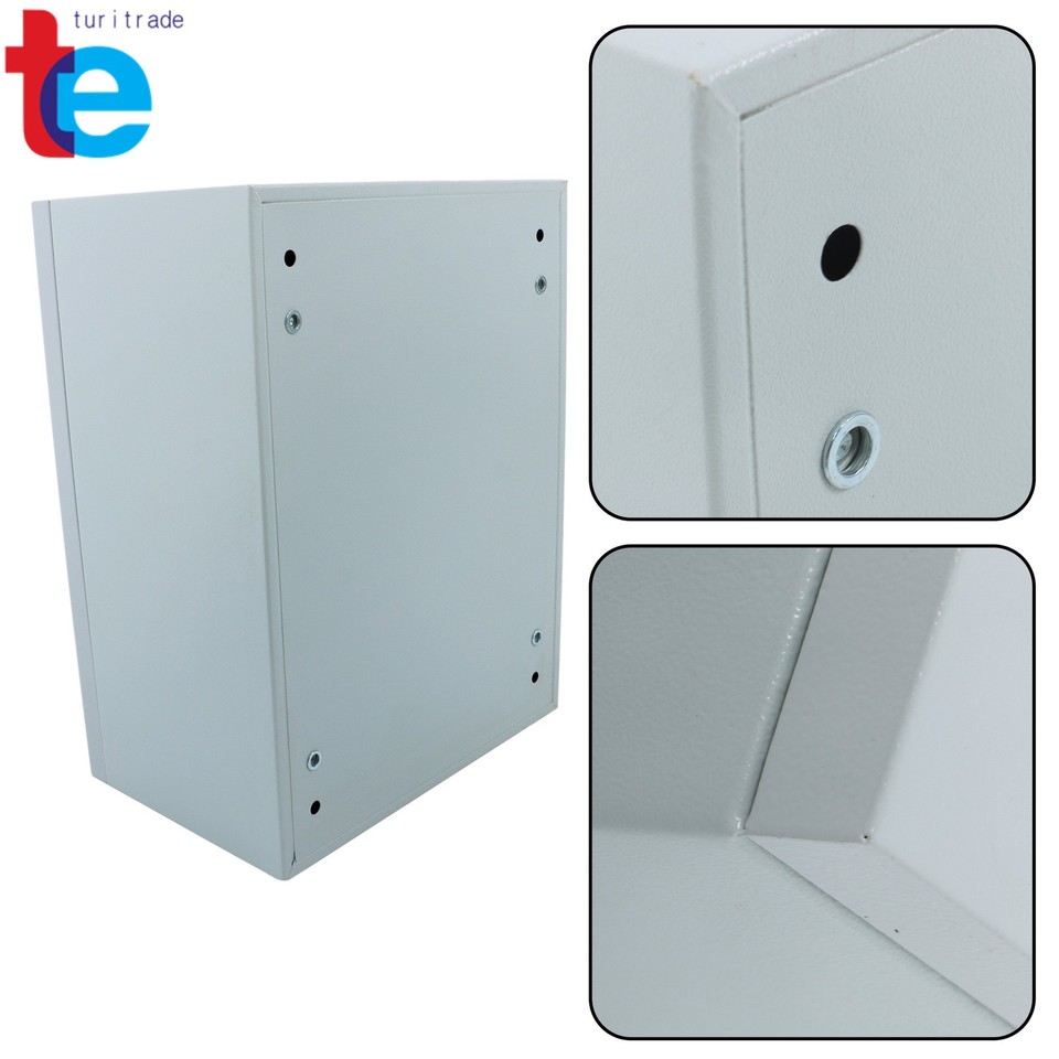 12x12x8" Steel Electrical Box IP65 NEMA 4X Waterproof Lockable Outdoor ...