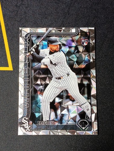Edgar Quero Rookie Card #US325 2025 Topps Update Diamante Foil Chicago ...