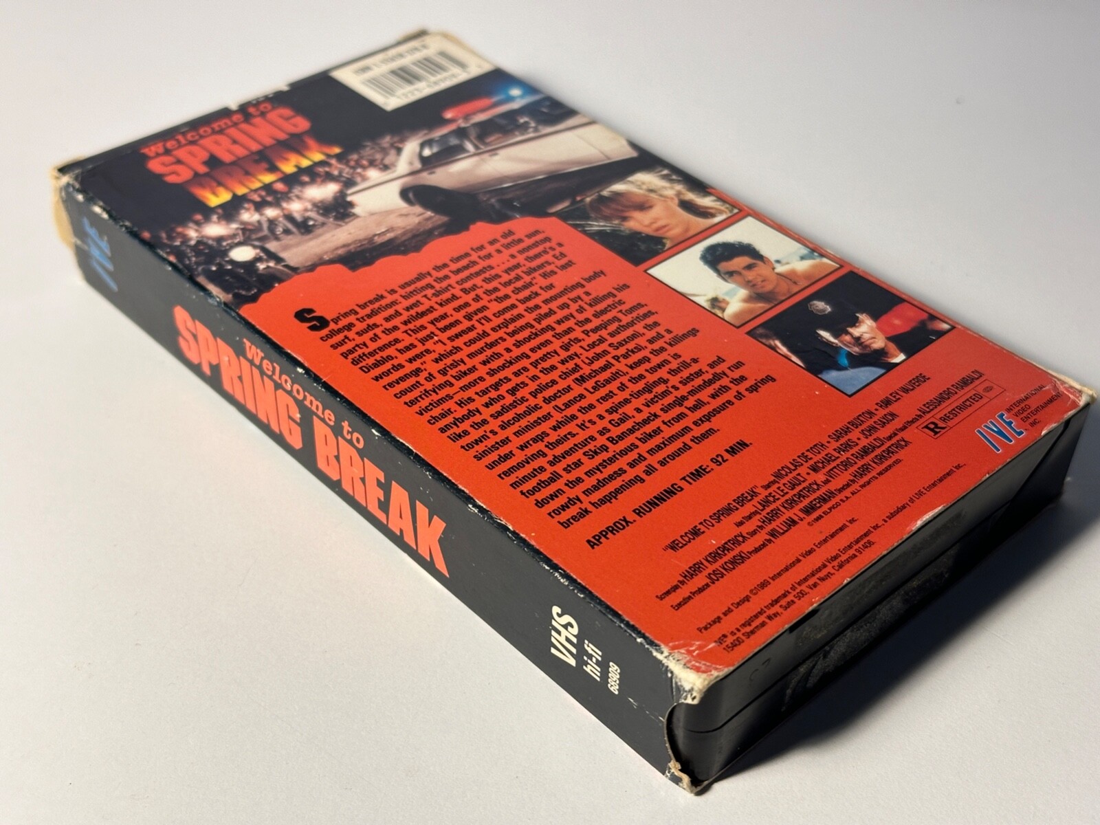 WELCOME TO SPRING BREAK 1988 Umberto Lenzi Slasher Horror I.V.E. VHS ...