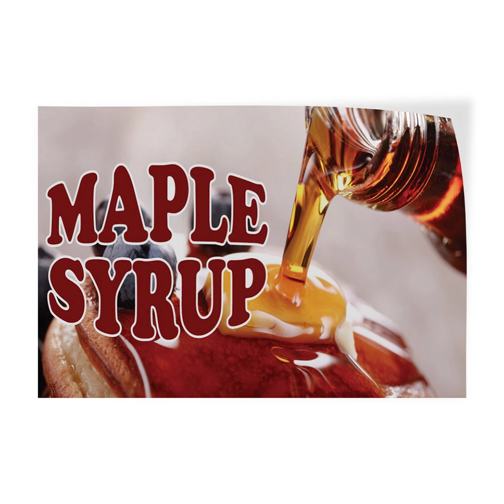 Maple Syrup Signs And Labels