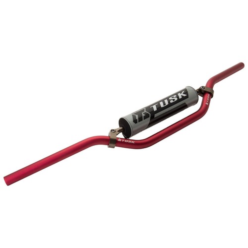 Tusk T-10 Aluminum 7/8" Handlebar CR High Bend Red Dirt Bike Handlebars ...
