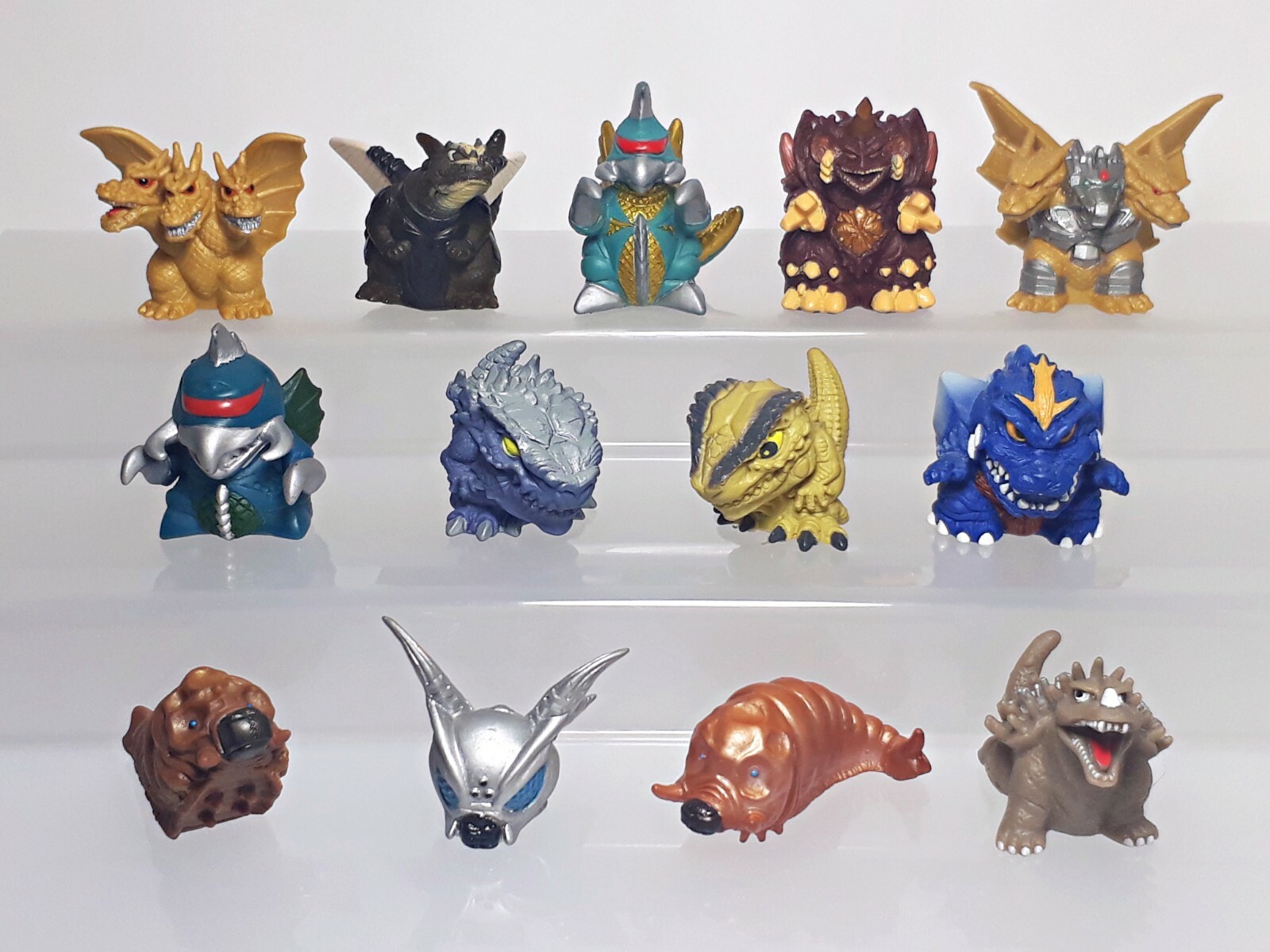 Godzilla Mothra Monster Finger Puppet Figure Set Bandai Kids Puppet 0. ...