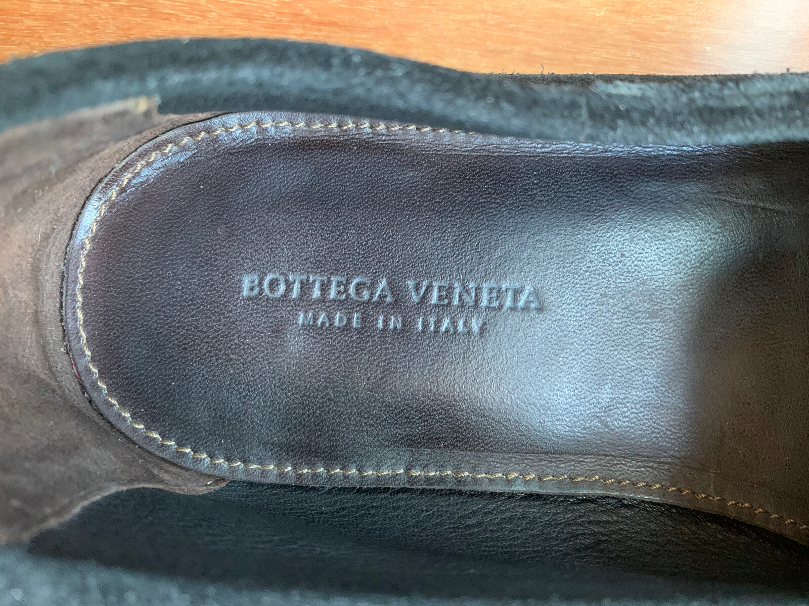 Bottega Veneta mocassins driving shoes black suede 40… - Gem