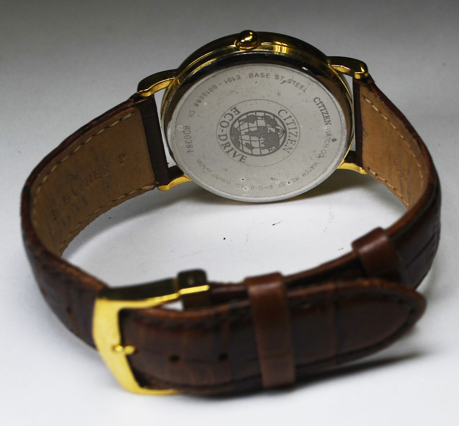 Men's Citizen Echo Drive E101-S015588 Black Stick Dial Day Date 36mm ...