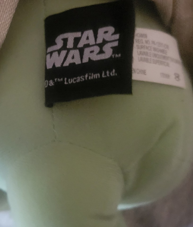 Star Wars Baby Yoda Grogu with Blue Cookie Premium Plush The ...