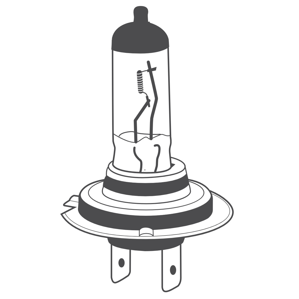 10x H7 Birnen 12V 55W Lampen Autolampe Birne BREHMA Halogen Lampe PX26d ...