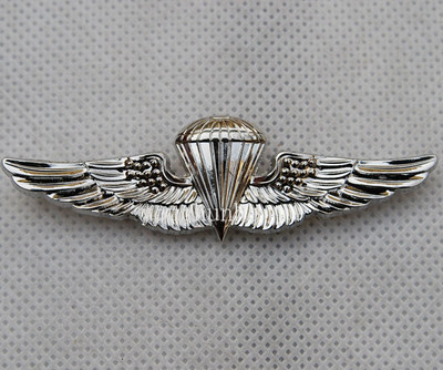 US U.S. Navy Parachute Parachutist Landings Wings Badge Pin Silver ...