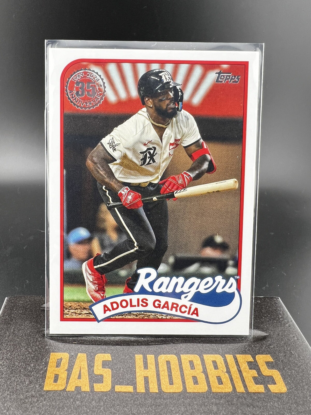 🔥🔥🔥2024 Topps Series 1 Adolis Garcia 1989 35th Anniversary Texas ...