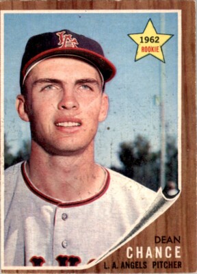 1962 Topps Baseball Dean Chance RC Los Angeles Angels #194 | eBay