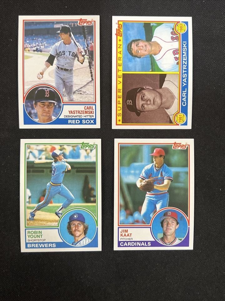 1983 TOPPS BASEBALL COMPLETE SET MINT SHARP Beautiful Gwynn Boggs ...