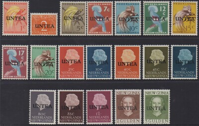 NETHERLANDS WEST-NEW -GUINEA 1962 OVP "UNTEA" SET OF (19) MH | eBay