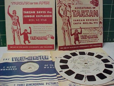 2 Tarzan Vintage View-master 3D Reel | eBay