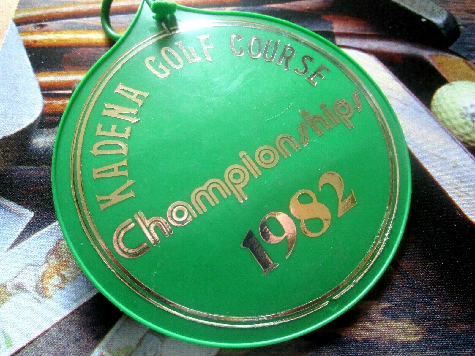 vtg - PGA Golf Bag Tag - KADENA GOLF COURSE - 1982 Championships ...