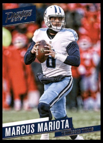2017 Panini Prestige #60 Marcus Mariota Tennessee Titans Football Card ...