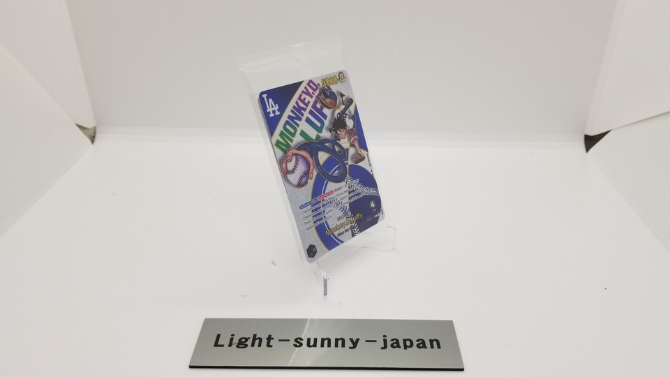 Monkey D Luffy EB02-010 L Dodgers One Piece Night Promo Card English 2025 NM JP | eBay