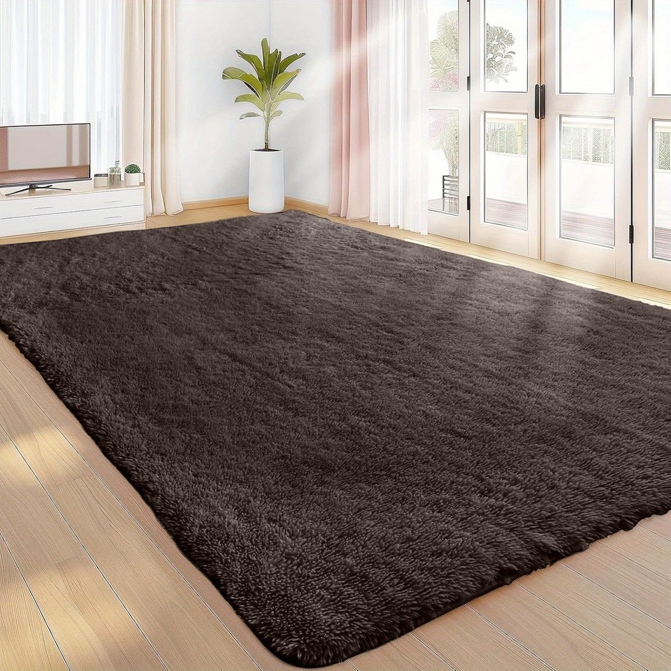 Super Soft Fluffy Shaggy Rugs Extra Large Area Rug Non Slip Runner ...