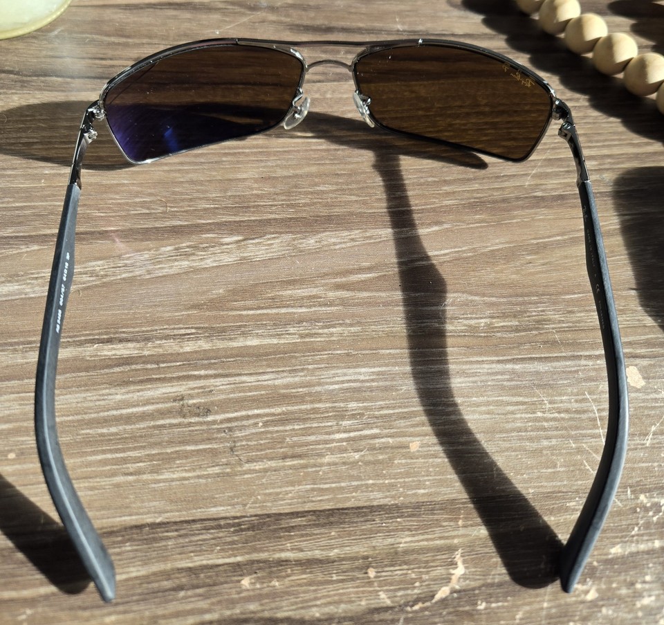 Ray-Ban RB3465 Sunglasses Gunmetal / Brown Polarized | eBay