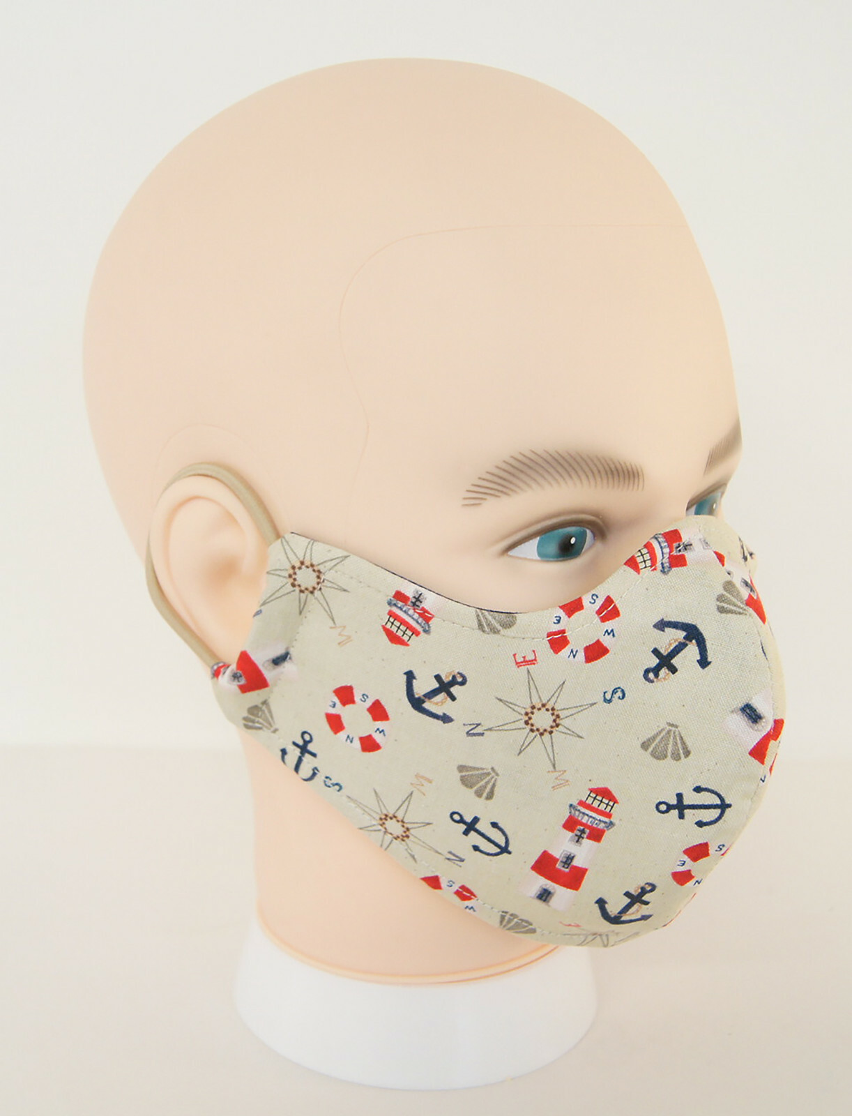 Boating Design Face Mask - Maritime Themed - Ocean and Nautical Themed ...