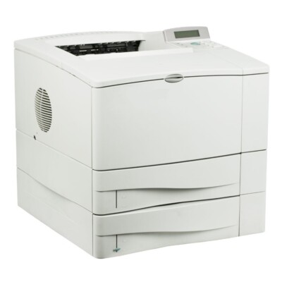 HP LaserJet 4050tn Mono Laser Printer A4 Networked Serial C4254A REF W ...