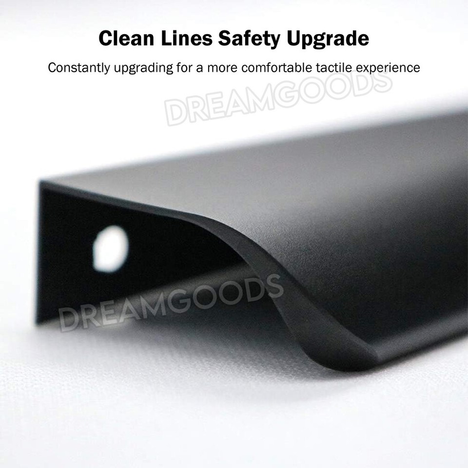 Kitchen Lip Pulls Handles Cupboard Door Cabinet Drawer Contemporary ...