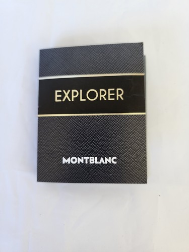 MONTBLANC EXPLORER EAU DE PARFUM MENS COLOGNE 2 ML / 0.06 FL OZ NEW ...
