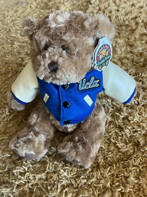 Vintage Plush Teddy Bear With UCLA Letterman Jacket | Chelsea Teddy ...