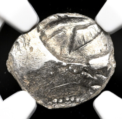 CELTIC, Central Gaul. Sequani. 1st Century BC. Quinarius, Boar, NGC VF ...