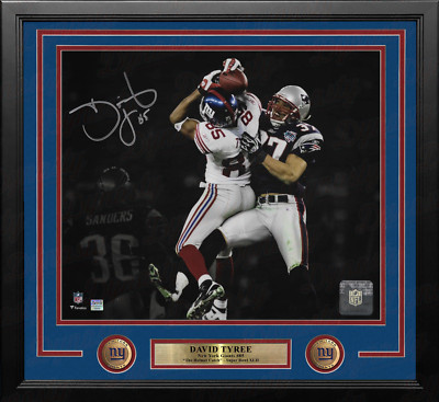 David Tyree Super Bowl XLII Catch New York Giants Autographed 16x20 ...