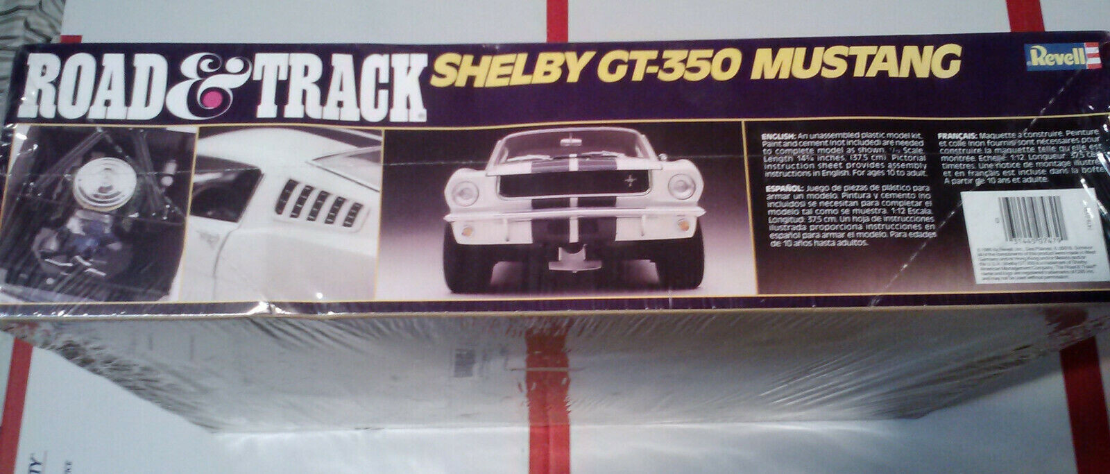 Revell 1/12 large scale 1965 Shelby GT-350 Mustang model kit | eBay